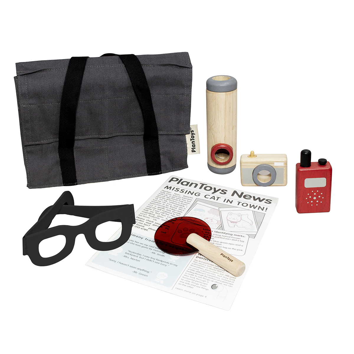 PlanToys Detektiv-Set für Kinder - Hipster Baby