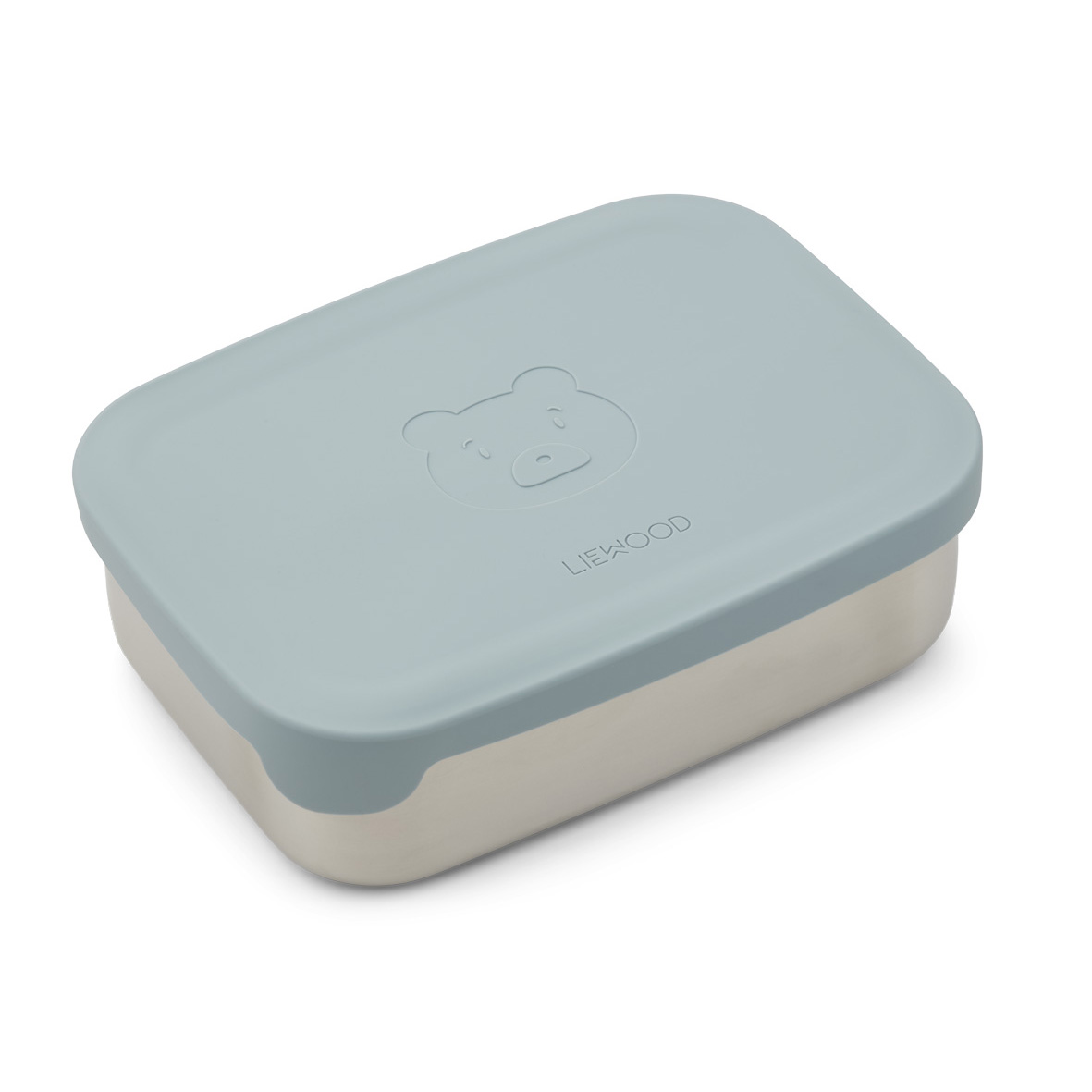 DELISTED Liewood Nina Lunchbox „Mr. Bear sea blue“, Edelstahl mit ...