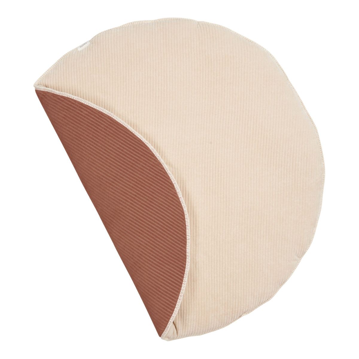 koeka Krabbeldecke Vik „hazel / sand“, rund, 90cm - Hipster Baby