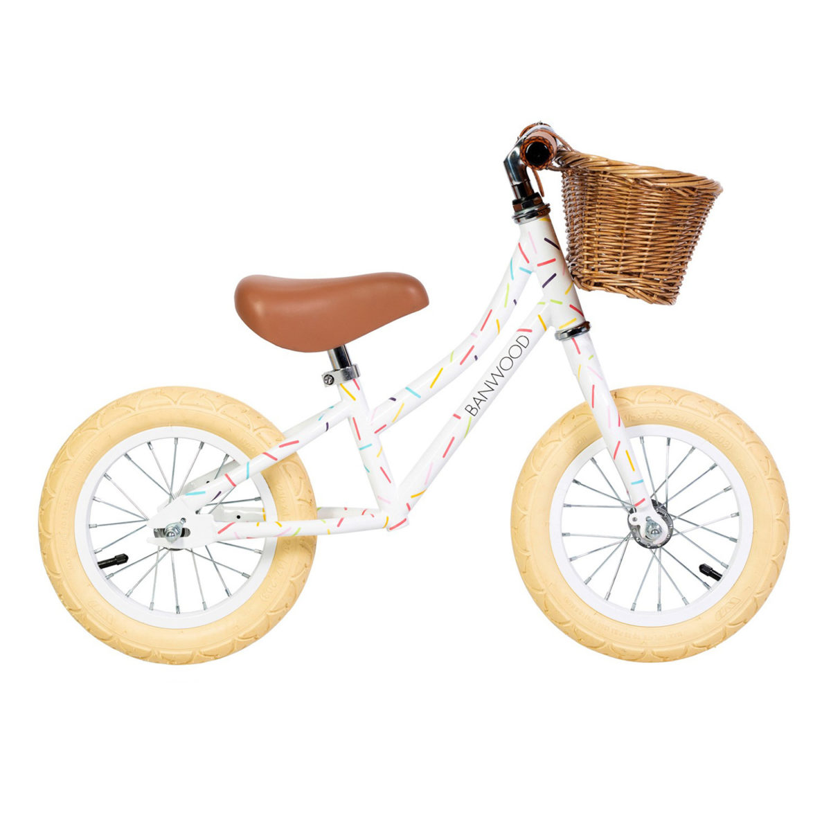 Banwood Kinder Laufrad First Go x Marest „Allegra Weiß“ (2,5-5 J)