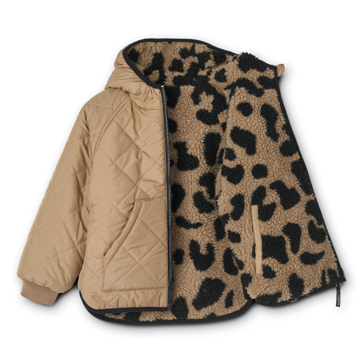 Liewood Jackson Thermo-Wendejacke für Kinder „Mega leo / Oat“