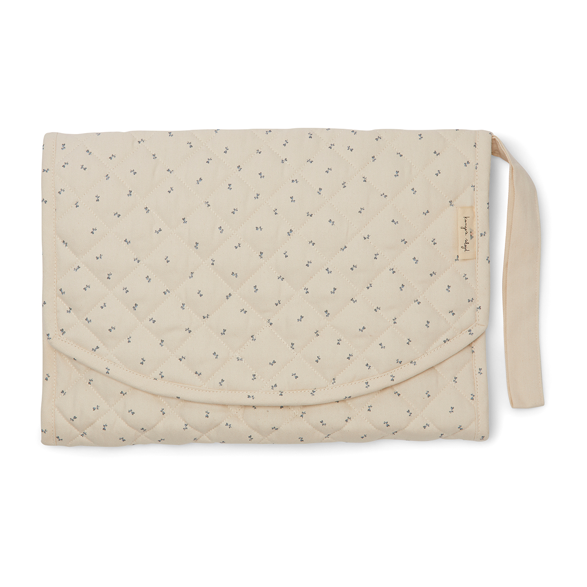 Konges Sløjd Wickelunterlage „Petit Bisou Blue“ für unterwegs