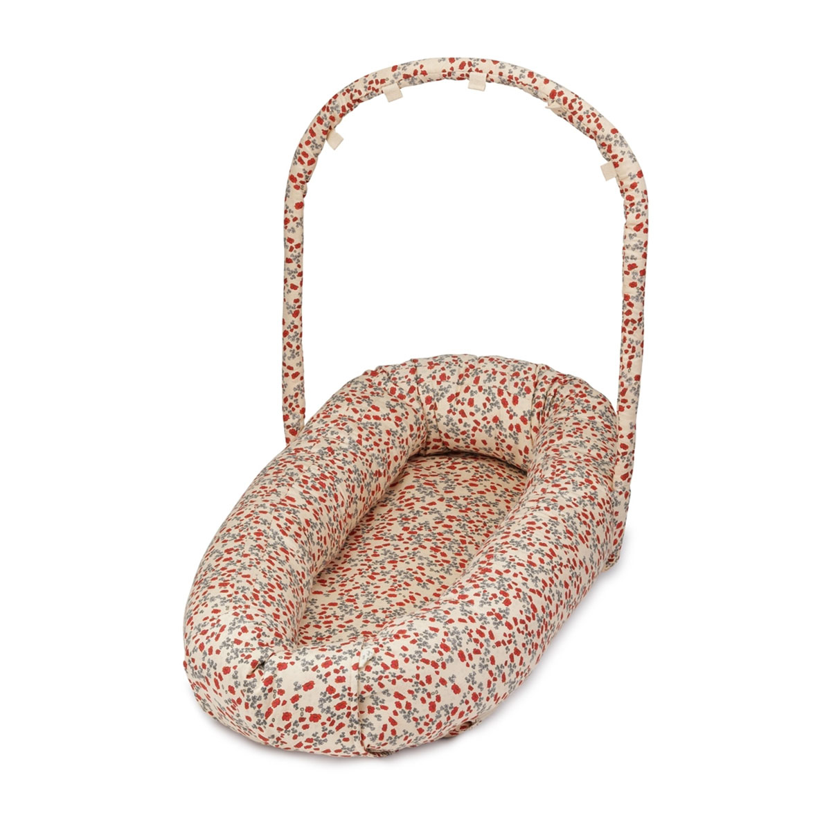 DELISTED Konges Sløjd Babynest mit Activity-Bogen „Poppy“, 83x43cm