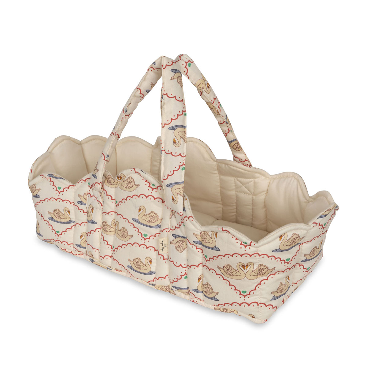 DELISTED Konges Sløjd Puppentragetasche „Swan“, 40x20cm - Hipster Baby