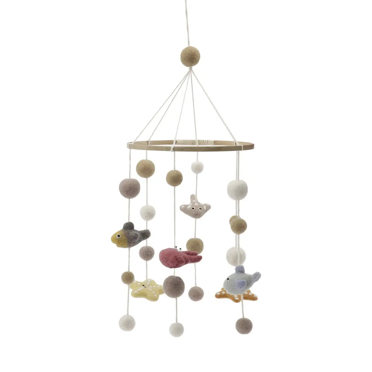 DELISTED Gry & Sif Filz-Mobile „Seetiere“ ø22cm - Hipster Baby