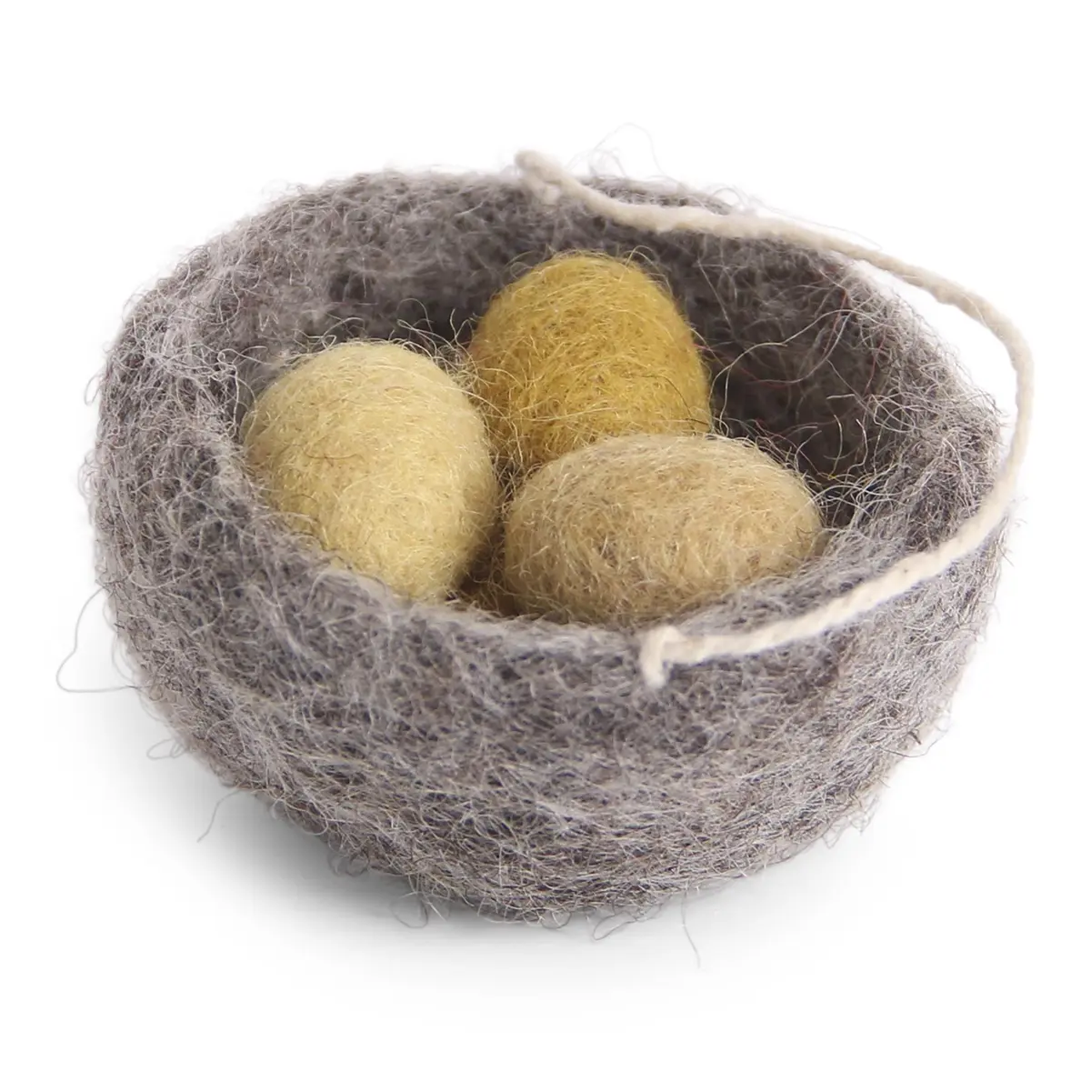 Gry & Sif Filz-Ostereier-Set „Nest / Osternest / Yellow Eggs“ - Hipster ...